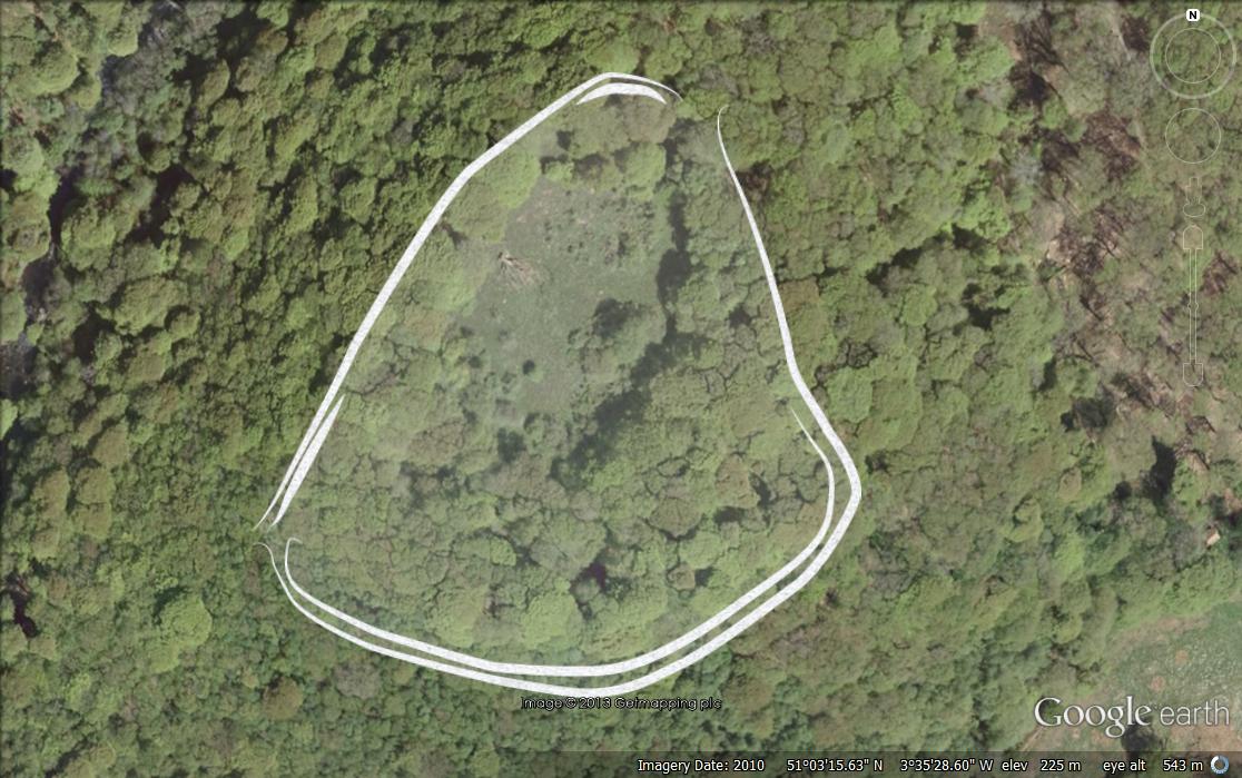 Mounsey Castle Hillfort, Somerset - Digital Digging